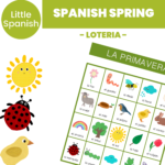 Free Spring most common words in spanish list - Little Spanish