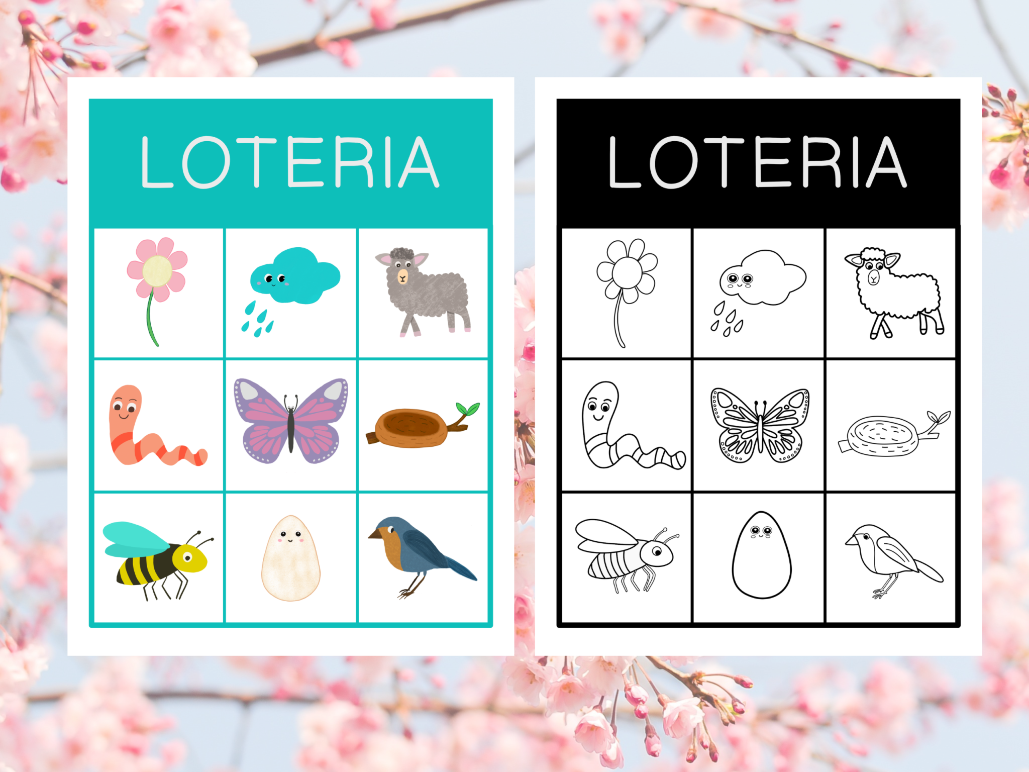 Spring spanish bingo - Little Spanish