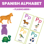 Spanish Printable Alphabet Flashcards Fun Pack - Little Spanish