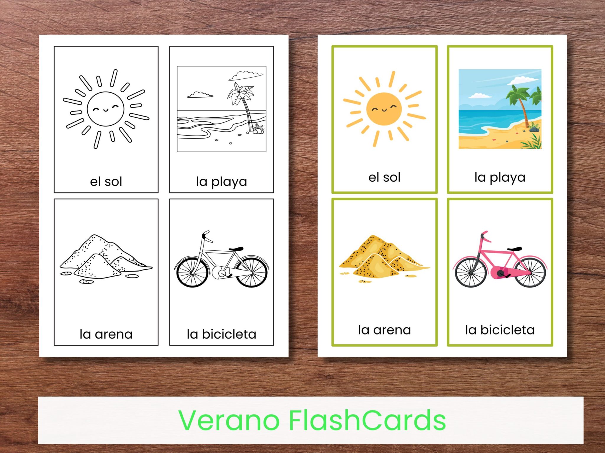 Spanish Printable Alphabet Flashcards Fun Pack - Little Spanish